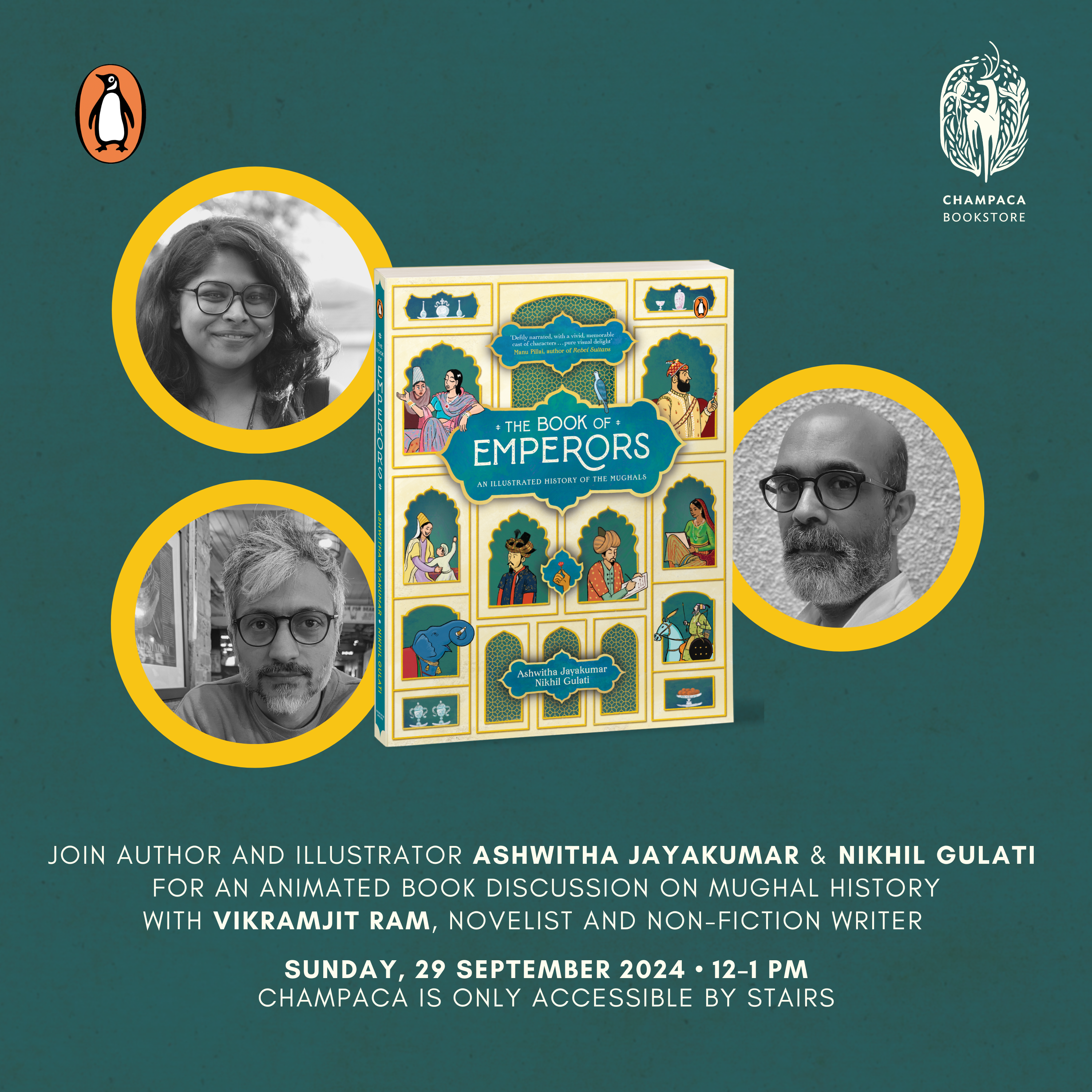 Book Discussion: THE BOOK OF EMPERORS, Ashwitha Jayakumar and Nikhil G ...