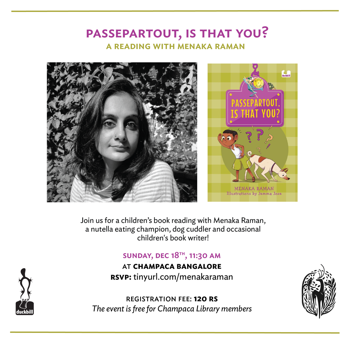 Passepartout, Is That You? — A Children's Book Reading At Champaca ...